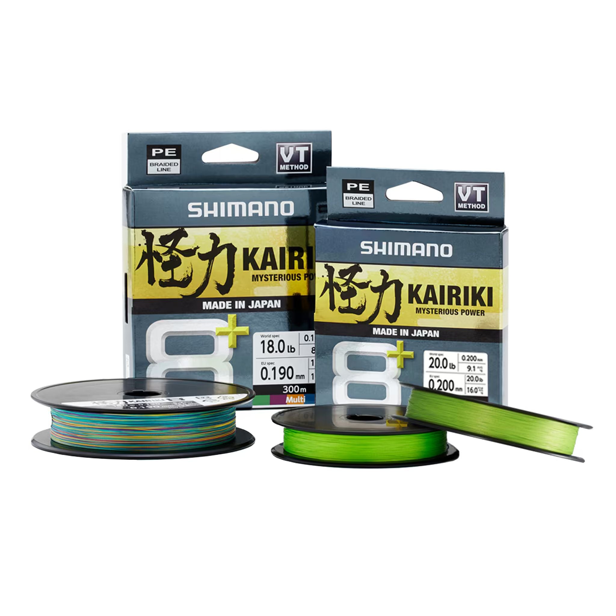 Shimano KAIRIKI 8+ Braid 300m Mantis Green Fishing Line – Compleat ...